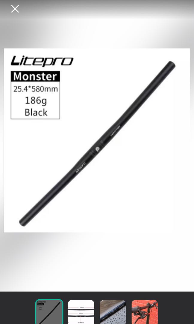 Lite Pro handlebar, Sports Equipment, Bicycles & Parts, Parts ...