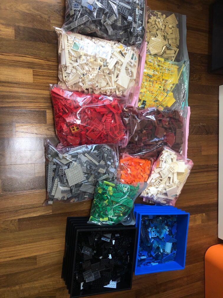 11kg of Loose Lego Pieces, Hobbies & Toys, Toys & Games on Carousell