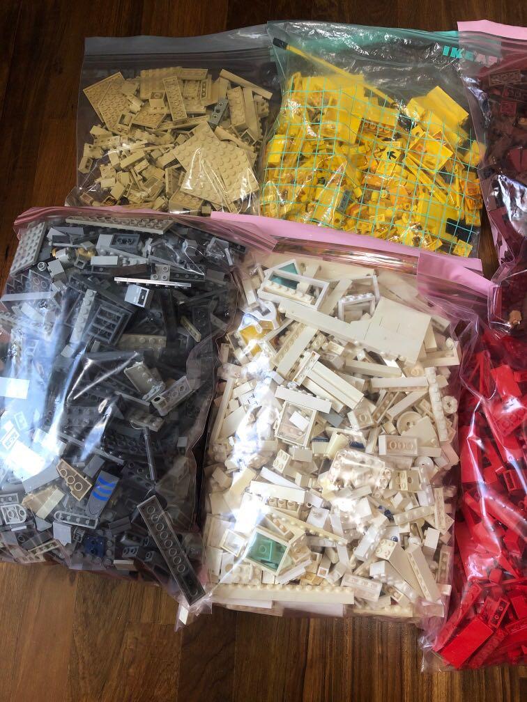 11kg of Loose Lego Pieces, Hobbies & Toys, Toys & Games on Carousell