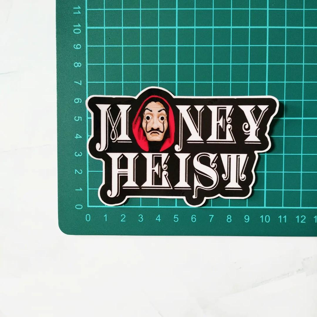MONEY HEIST (Money Heist series) vinyl sticker, Hobbies & Toys ...