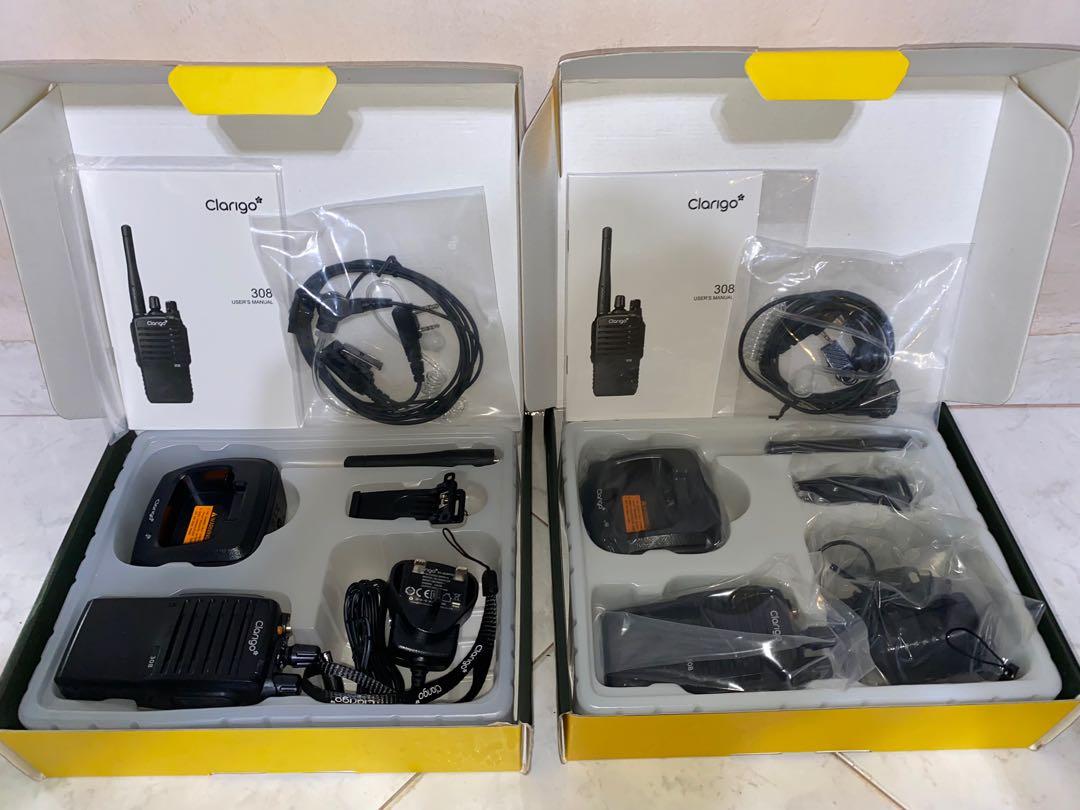 Motorola Clarigo Portable Two Way Radio Walkie Talkie 308 (License Free ...