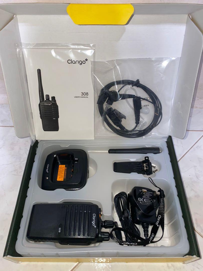 Motorola Clarigo Portable Two Way Radio Walkie Talkie 308 (License Free ...