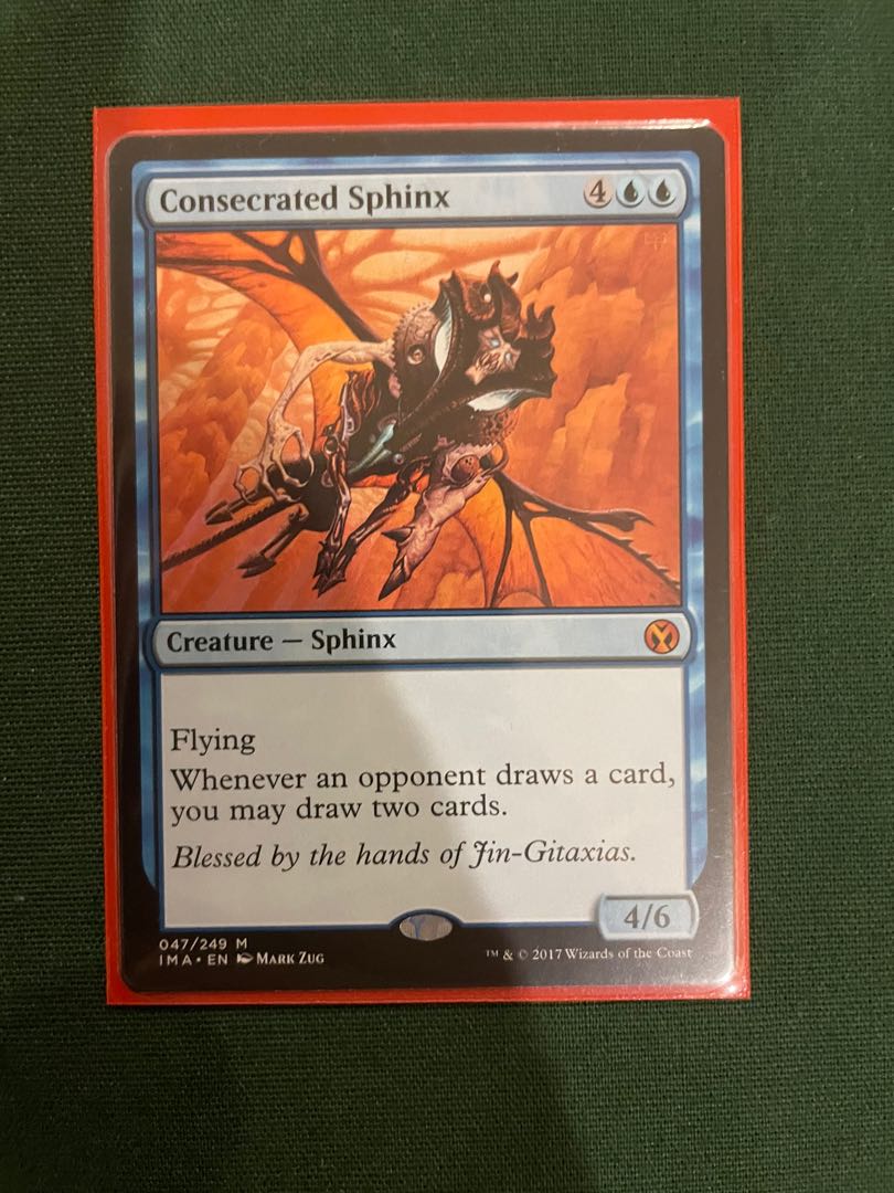 MTG - Consecrated Sphinx Iconic Masters, Hobbies & Toys, Toys & Games ...