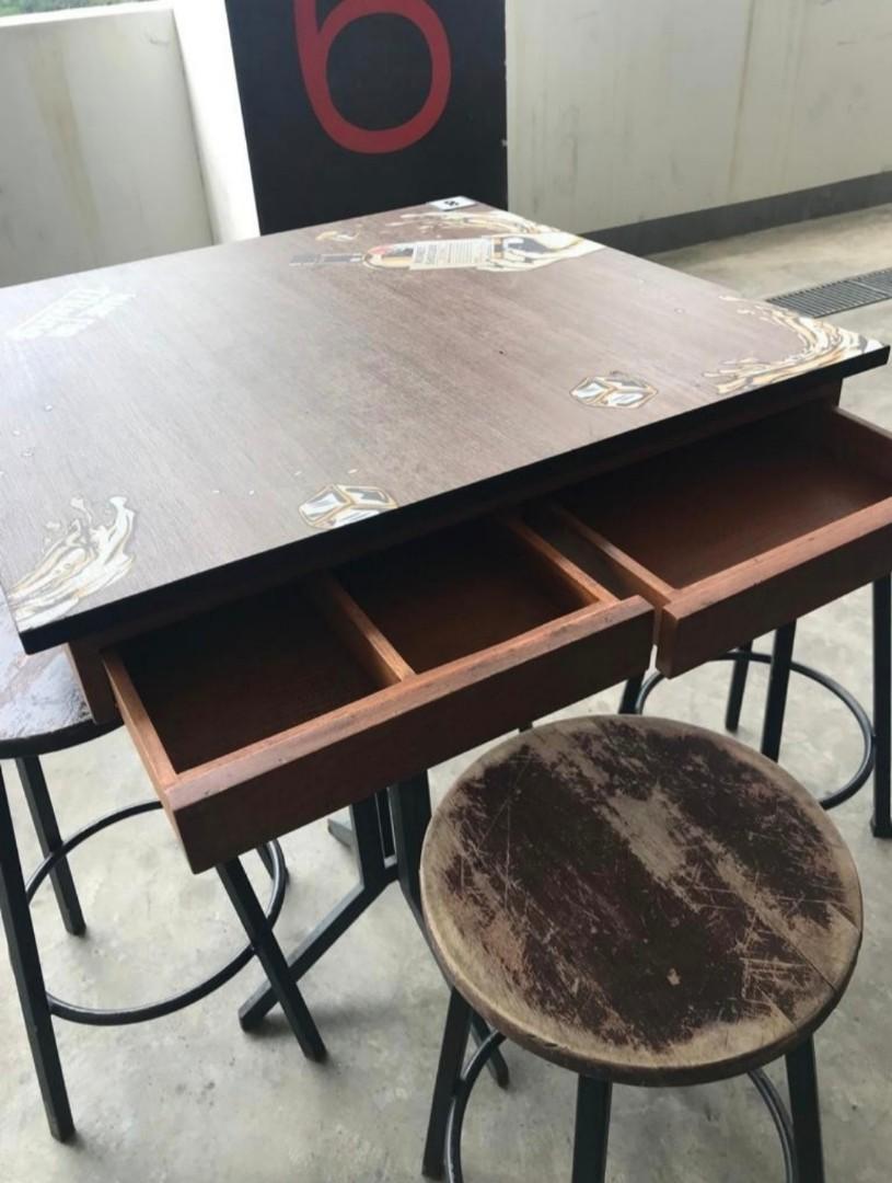 Closed F&B Restaurant High Bar Tables & Stools Dining Table - Furniture ...