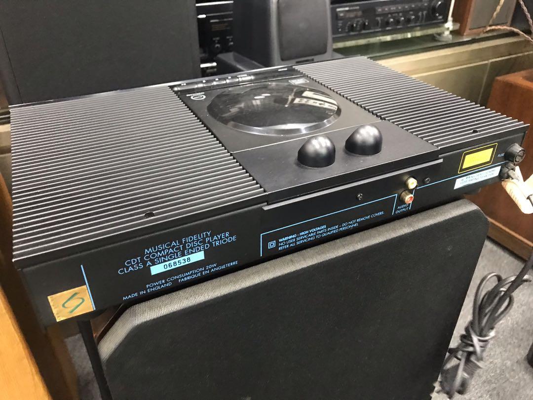 Musical fidelity CDT tube Class A CD player, Audio, Soundbars, Speakers ...