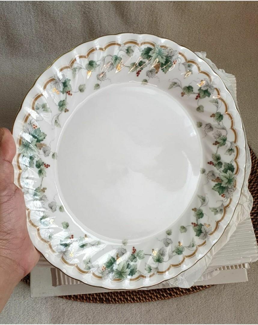 Narumi Grape Vine Dinner Plates Set 5pcs, Furniture & Home Living ...
