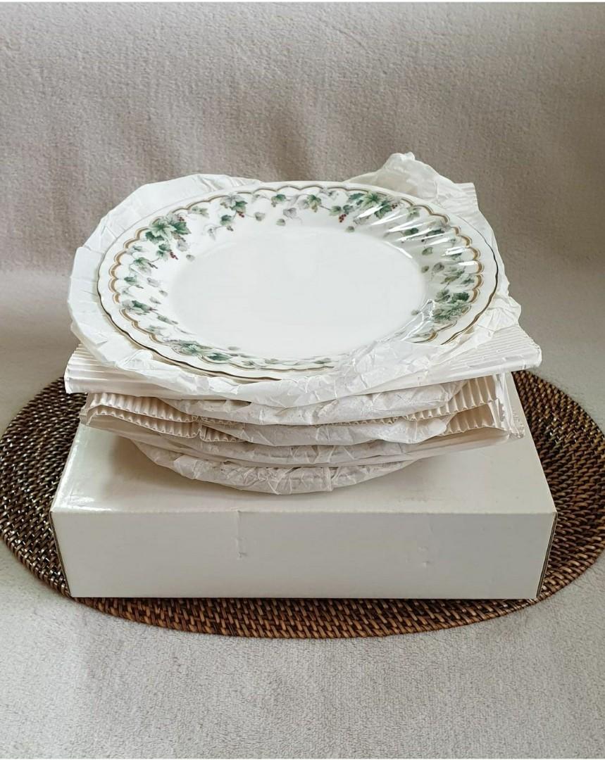 Narumi Grape Vine Dinner Plates Set 5pcs, Furniture & Home Living ...