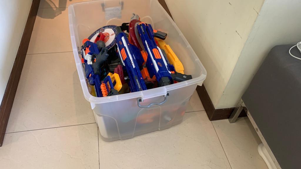 NERF | Box all for $50, Hobbies & Toys, Toys & Games on Carousell