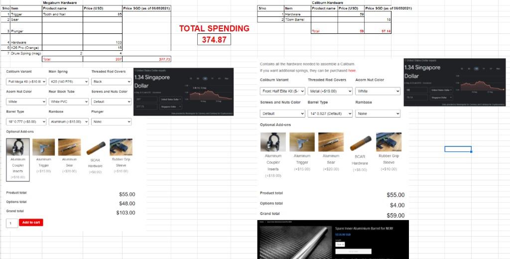 Nerf Mega/Caliburn, Hobbies & Toys, Toys & Games on Carousell