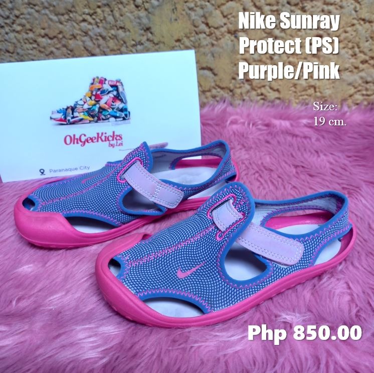 Nike Sunray Protect [PS] Purple/Pink, Babies & Kids, Babies & Kids ...