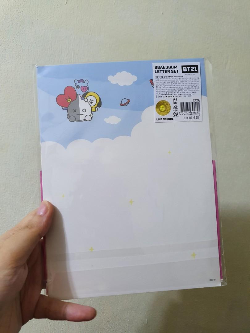 Official BT21 Tata Letter Set, Hobbies & Toys, Stationary & Craft ...