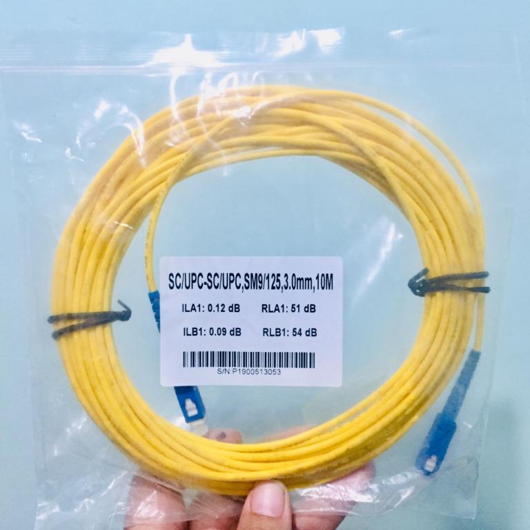 (ON HAND | DELIVERY ASAP) APC Optical Fiber Patch Cord/Cable for ...
