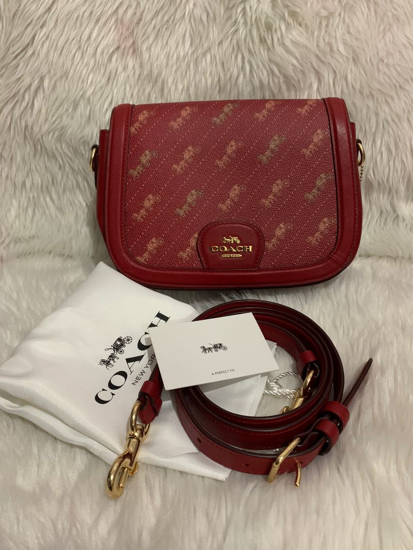 Original Coach Saddle With Horse and Carriage Print, Luxury, Bags ...