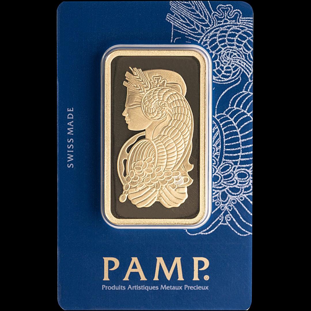 Pamp gold bar 100 grams with bill, Hobbies & Toys, Memorabilia ...