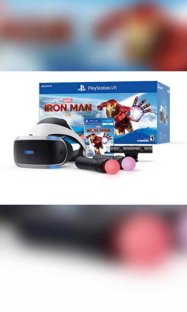 PS VR Gen 2 + VR AIM gun + Iron man + firewall VR, Video Gaming, Video ...