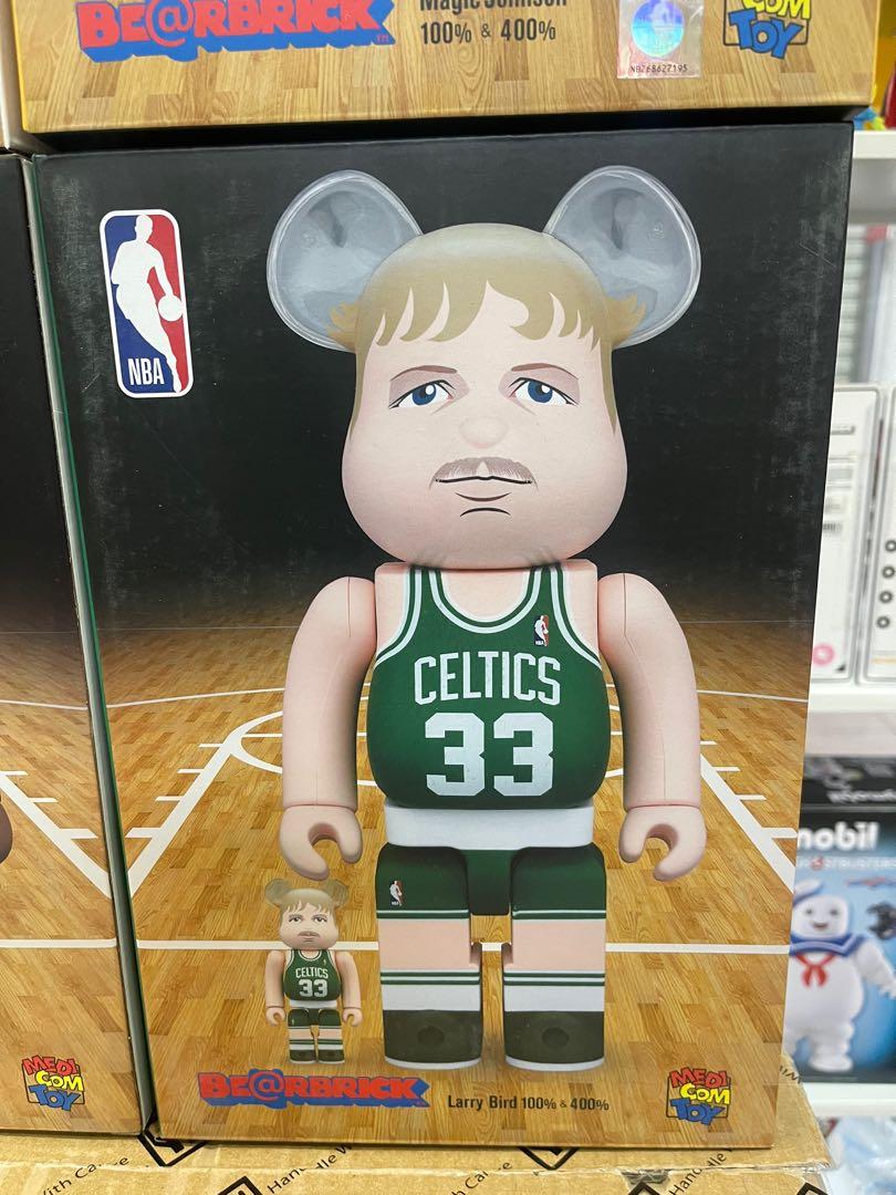(Ready Stock) Bearbrick NBA Larry Bird (Boston Celtics) 100%+400% ...