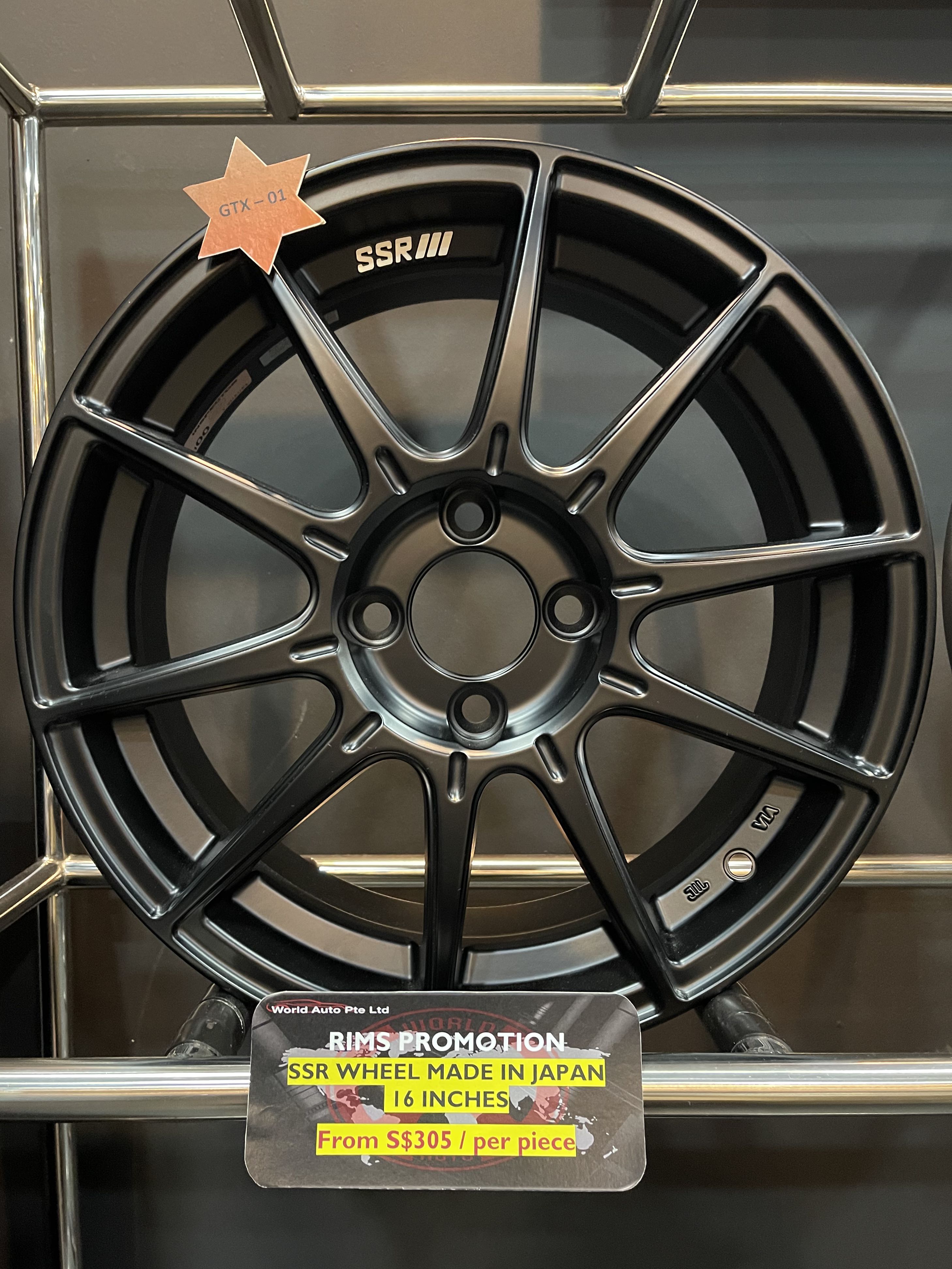 RIM PROMOTION Original SSR 16inch sport rim, Car Accessories, Tyres ...