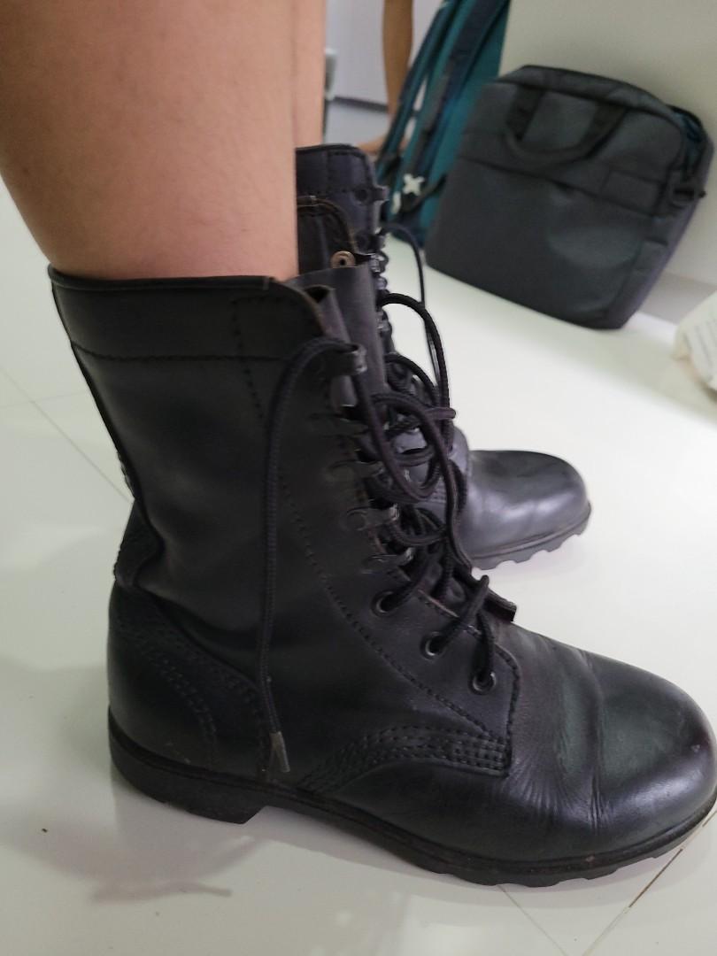 SAF Boots (used), Men's Fashion, Footwear, Boots on Carousell