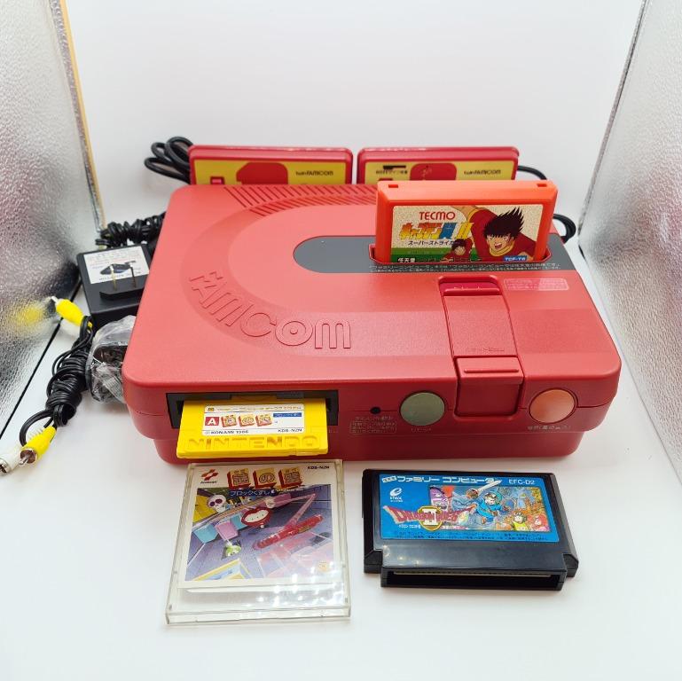 Sharp Twin Famicom AN-500B Red Retro Game Console, Video Gaming, Video Game Consoles, Others on ...