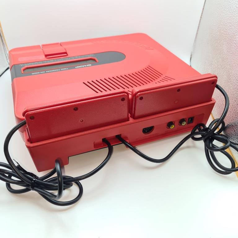 Sharp Twin Famicom AN-500B Red Retro Game Console, Video Gaming, Video Game Consoles, Others on ...