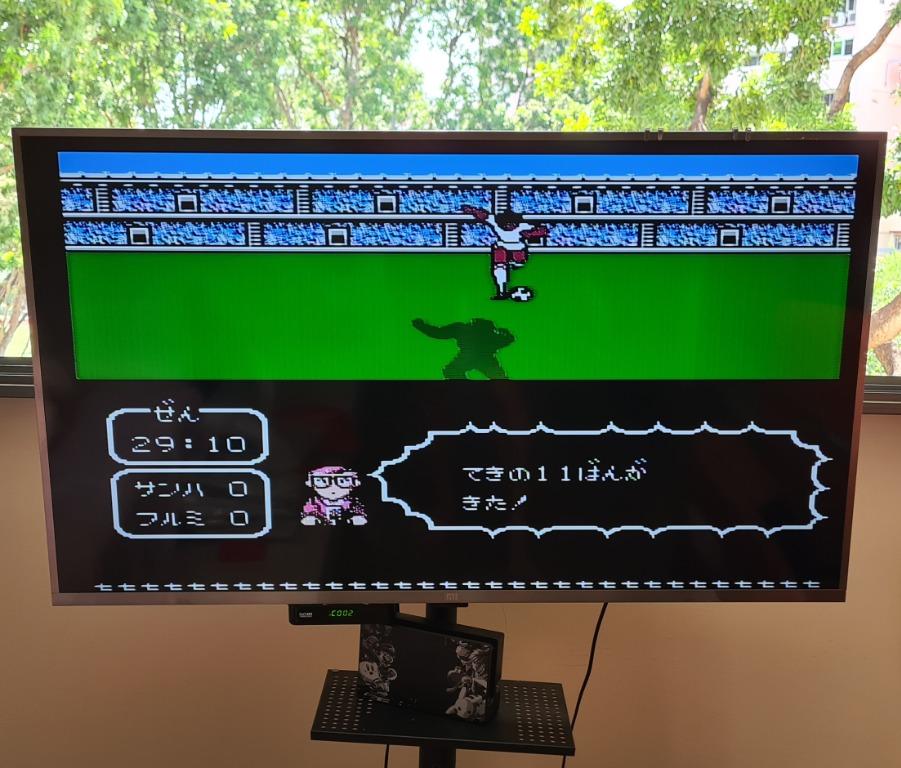 Sharp Twin Famicom AN-500B Red Retro Game Console, Video Gaming, Video ...