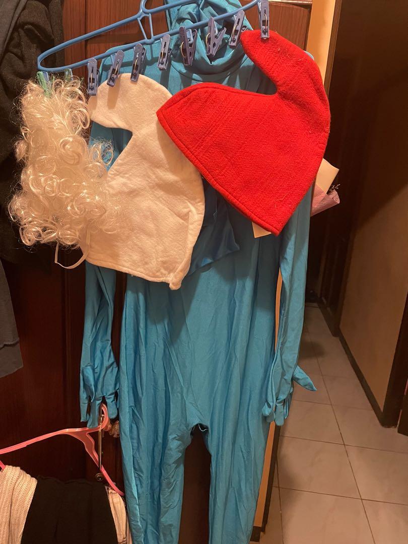 Smurf costume for adult, Men's Fashion, Tops & Sets, Sets & Coordinates ...