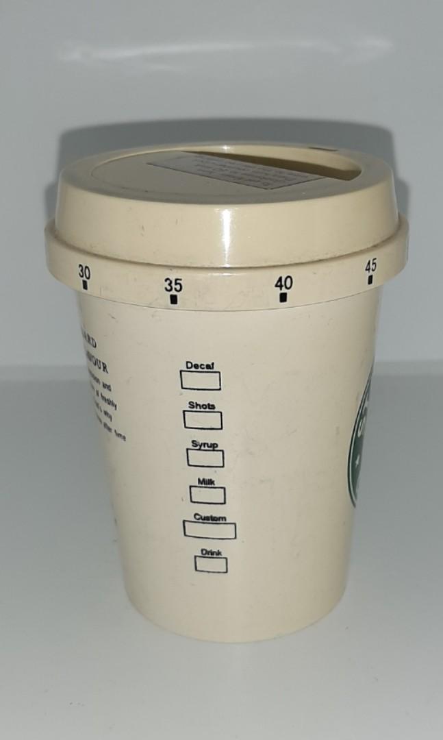 Starbucks Coffee Kitchen Timer Collectible White Tumbler Design Display ...