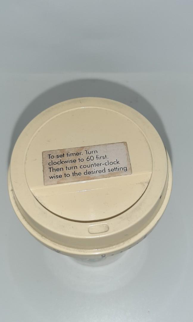 Starbucks Coffee Kitchen Timer Collectible White Tumbler Design Display ...