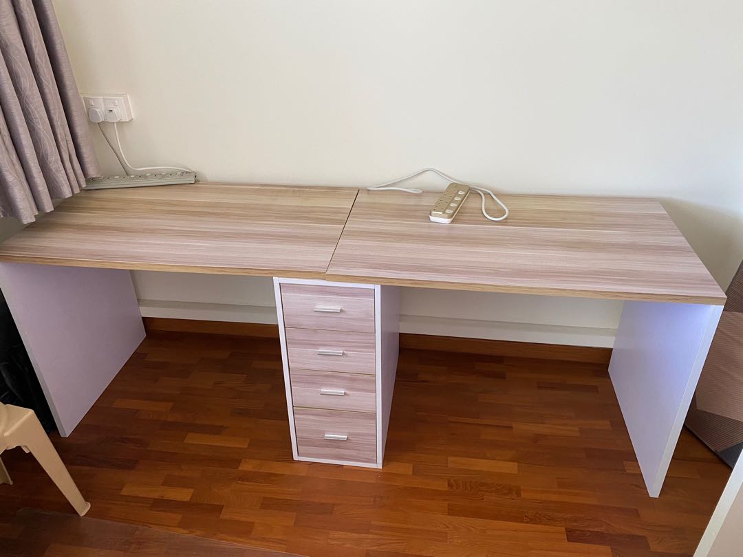 Study table for 2, Furniture & Home Living, Furniture, Tables & Sets on ...