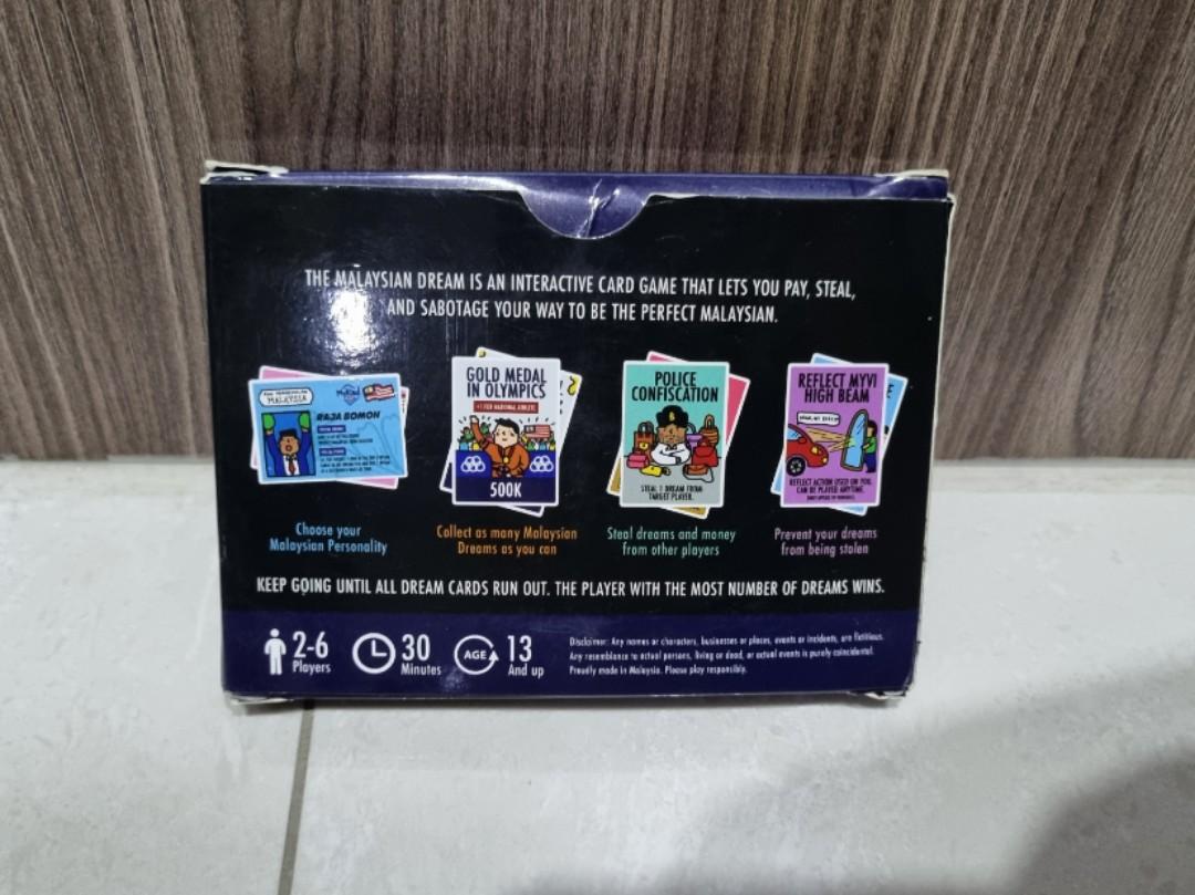 The Malaysian Dream by MGAG, Hobbies & Toys, Toys & Games on Carousell