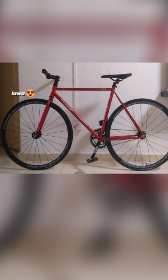 TSUNAMI SNM4130 - Chrome Red, Sports Equipment, Bicycles & Parts ...