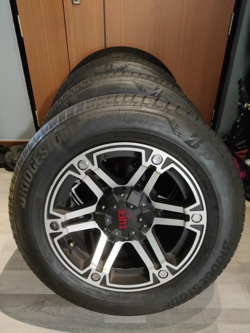 TUFF T01 16" Offroad Rims w/ Turanza T005, Car Accessories, Tyres ...