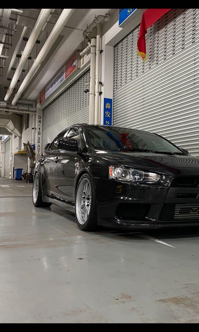 Volk racing re30 silver evo x, Car Accessories, Tyres & Rims on Carousell