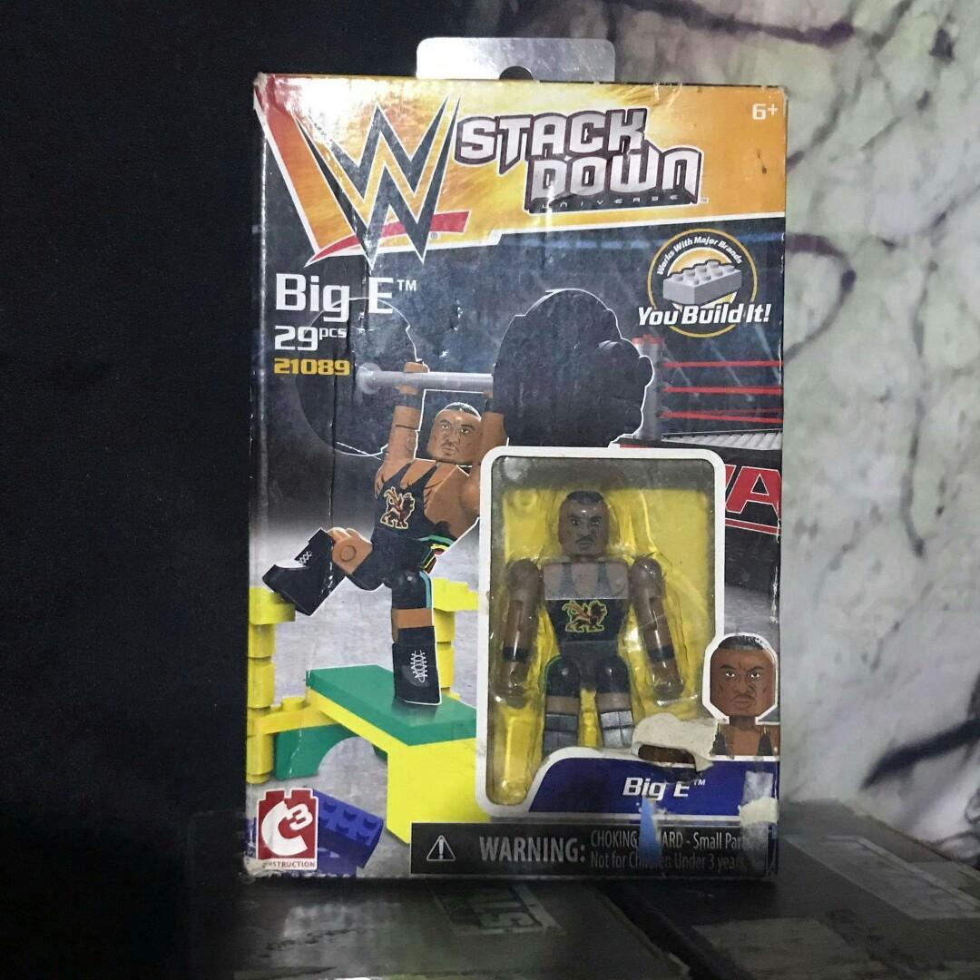 WWE Stack Down Big E Lego Blocks, Hobbies & Toys, Toys & Games on Carousell