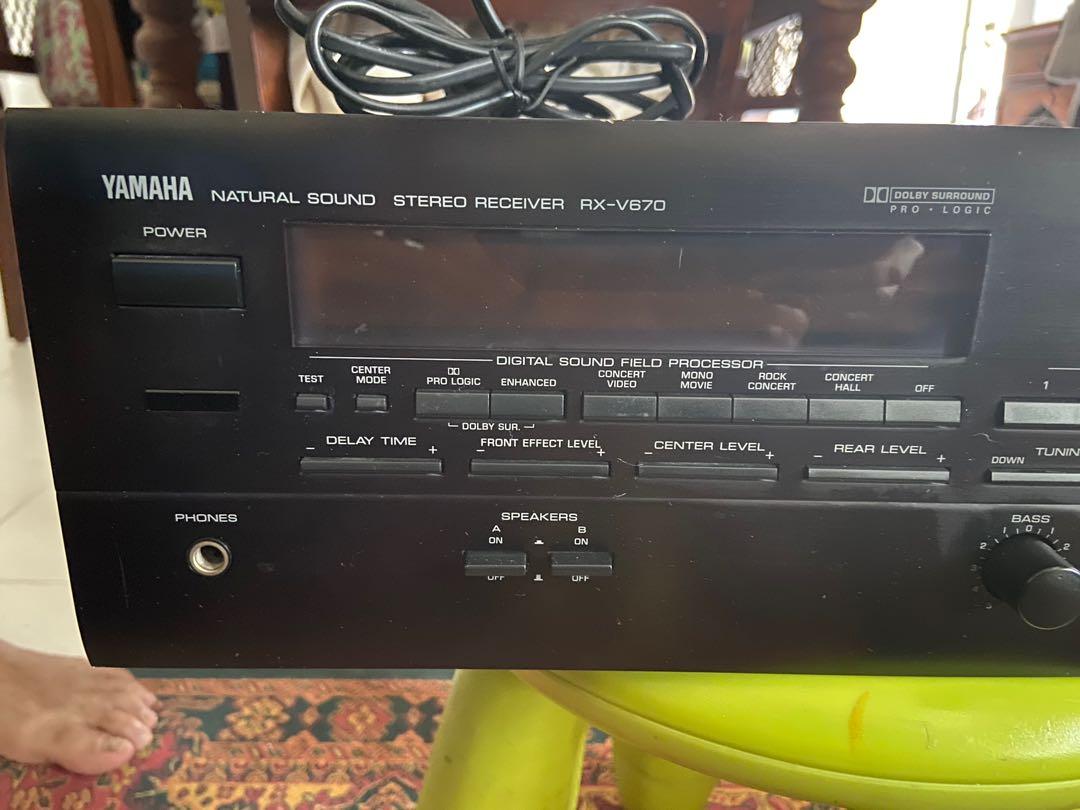 YAMAHA RX-V670 natural sound stereo receiver | Dolby surround Pro ...