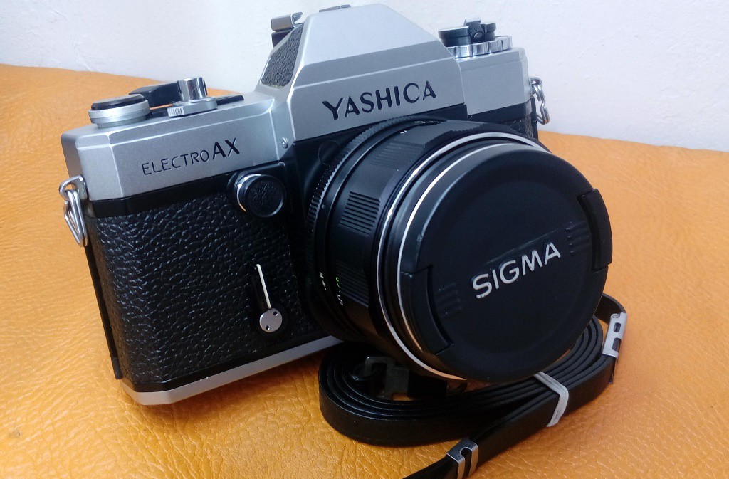 Yashica Electro AX with 55mm 1.4, Photography, Cameras on Carousell