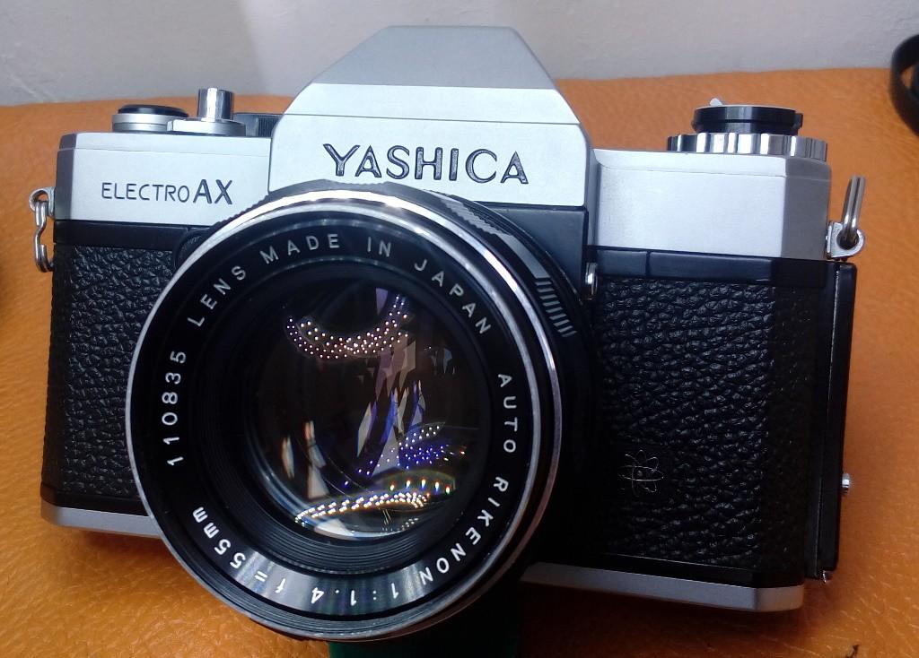 Yashica Electro AX with 55mm 1.4, Photography, Cameras on Carousell
