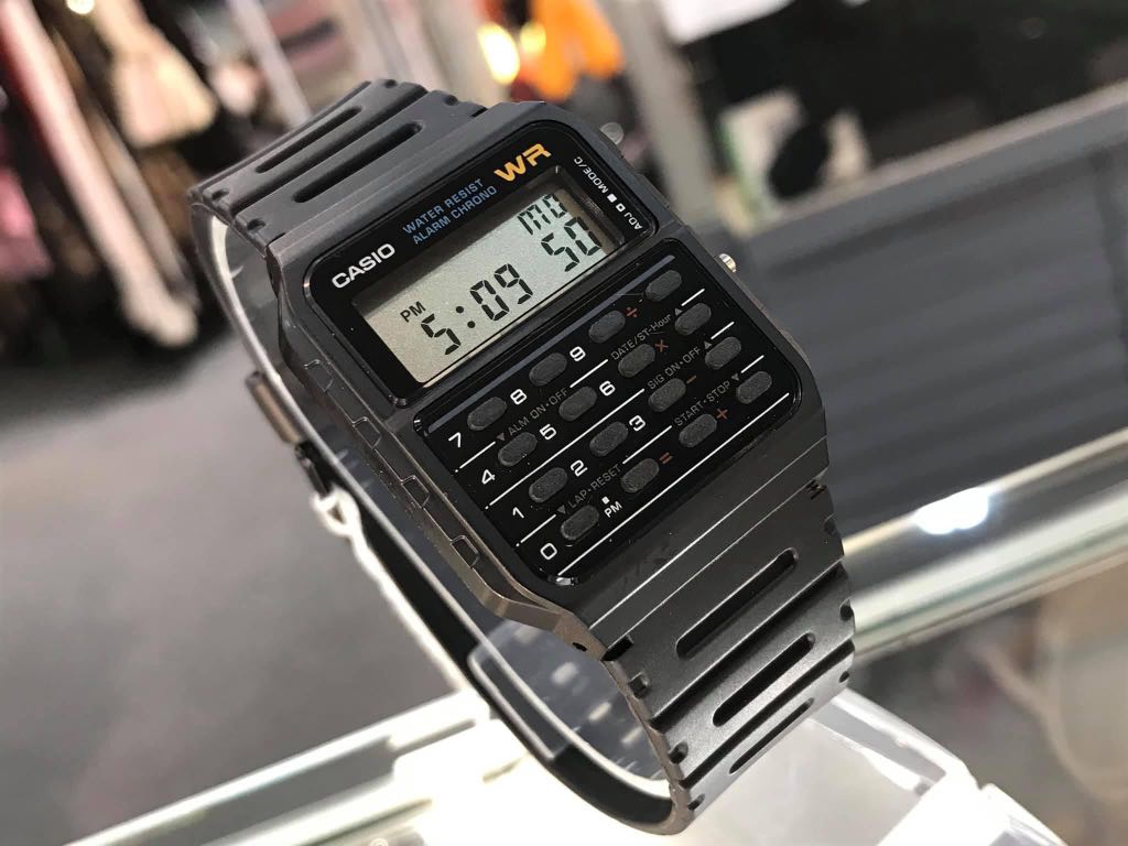 超復古 回到未來 計數機錶 Data Bank Casio Back to the Future CA-53W。CASIO Vintage ...