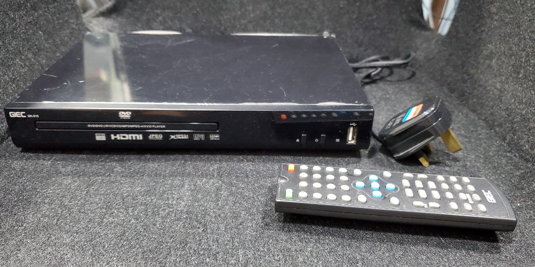 清屋平賣 超新 GIEC 杰科 DVD機皇 GK-910 港版 hdmi輸出, 家庭電器, 電視 & 其他娛樂, 藍光及播放器 - Carousell