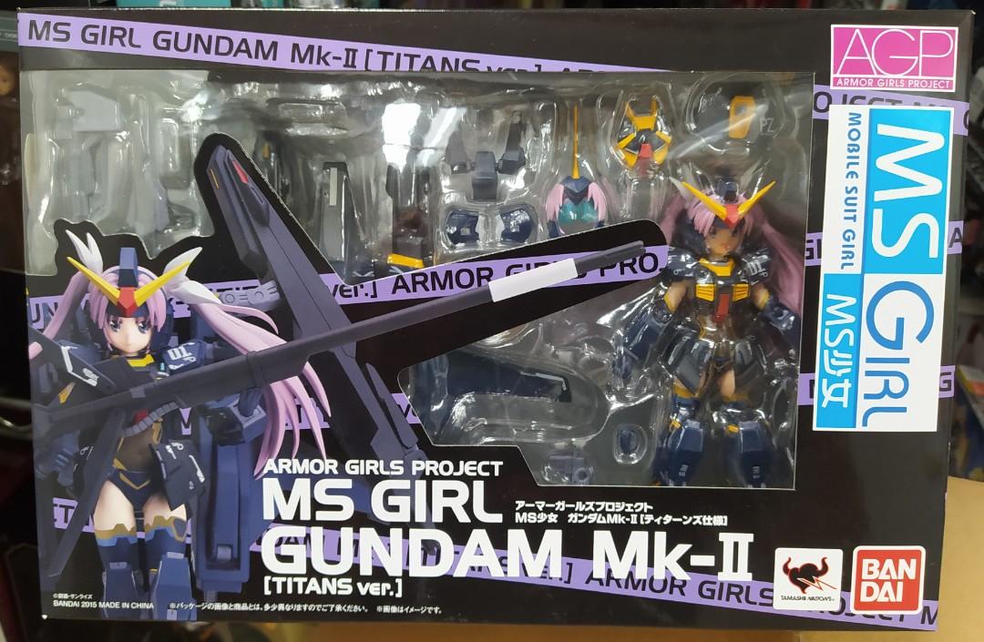 全新行版未開 AGP MS GIRL MS少女 GUNDAM MK-II TITANS ver., 興趣及遊戲, 玩具 & 遊戲類 - Carousell