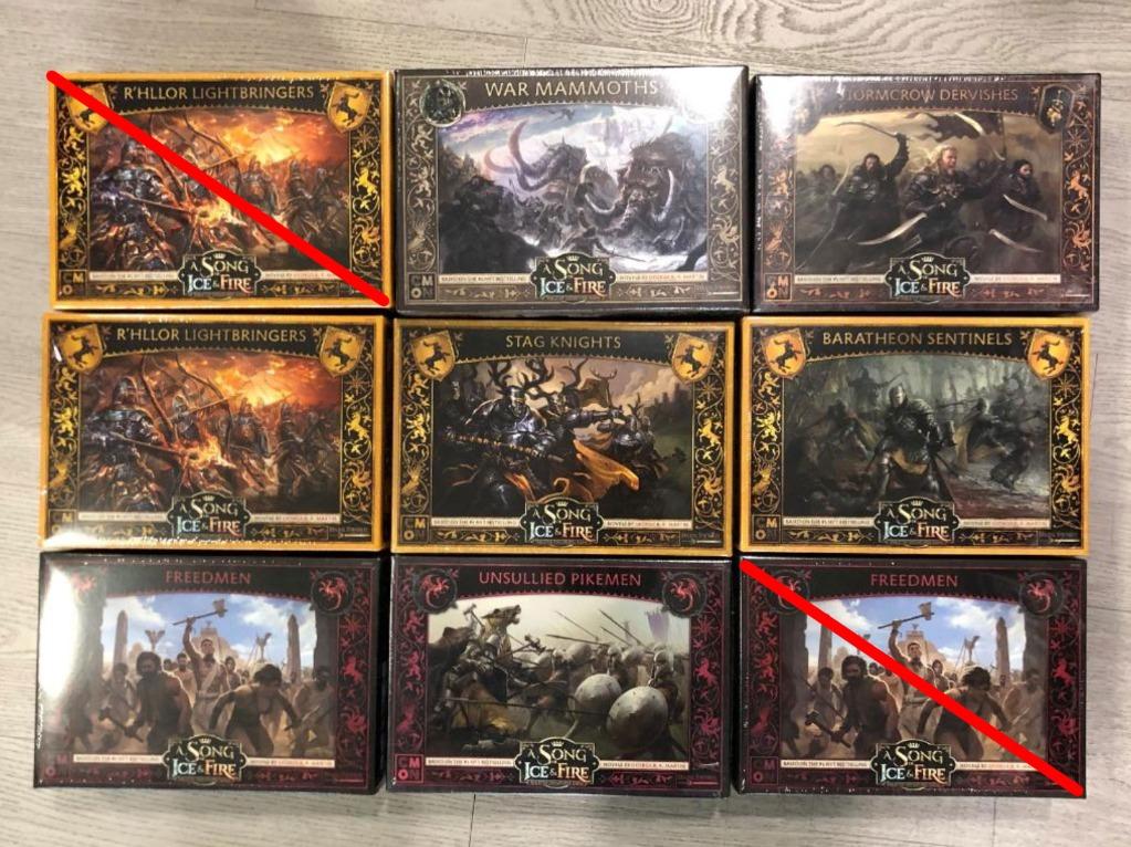 ASOIAF Various: A Song of Ice & Fire: Tabletop Miniatures Game, Hobbies ...