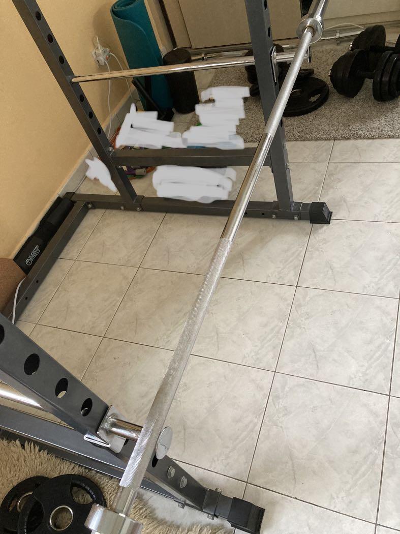 FULL SET Barbell cage/ squat rack/ benching cage with versatile pull up ...