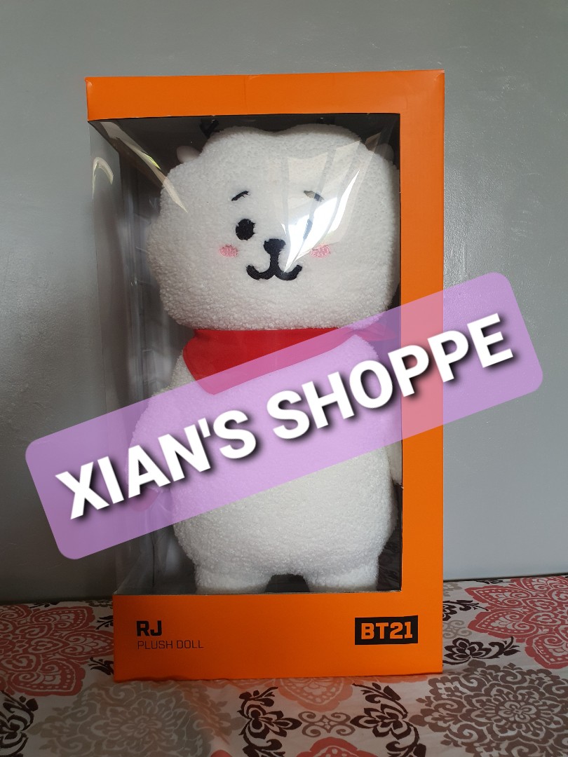 BT21 RJ JUMBO DOLL WITH BOX, Hobbies & Toys, Memorabilia & Collectibles ...