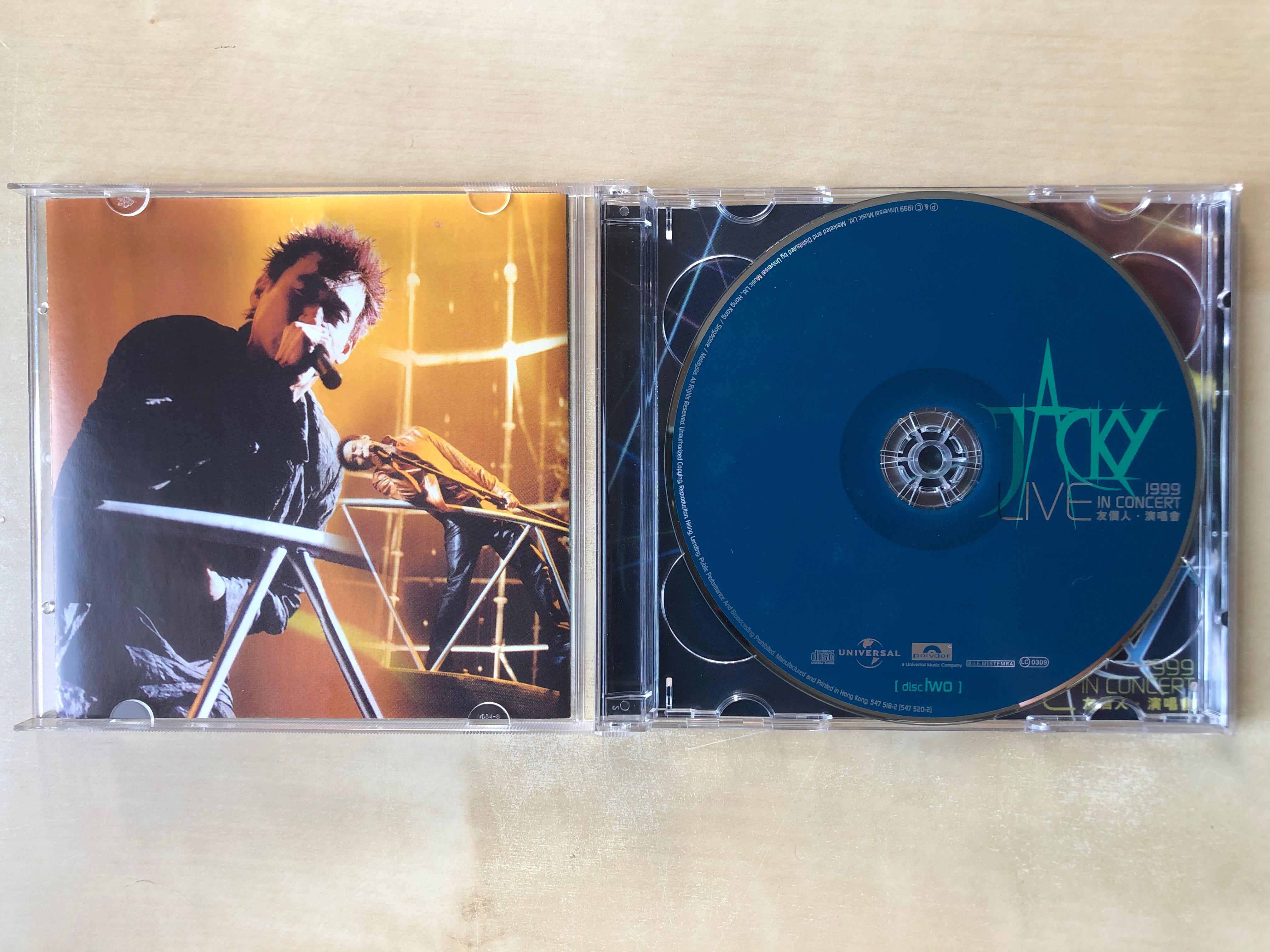 CD丨張學友 友個人演唱會 / Jacky Cheung Live In Concert 1999 (2CD) (DSD), 興趣及遊戲 ...
