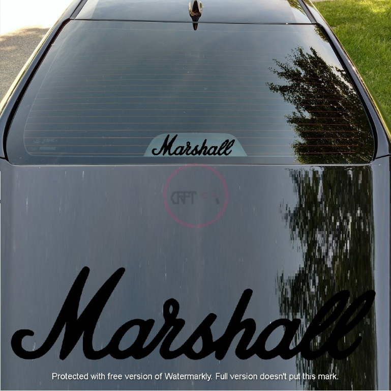 CFS158 Marshall Amplifiers Cermin Windshield Door Pintu Car Kereta ...