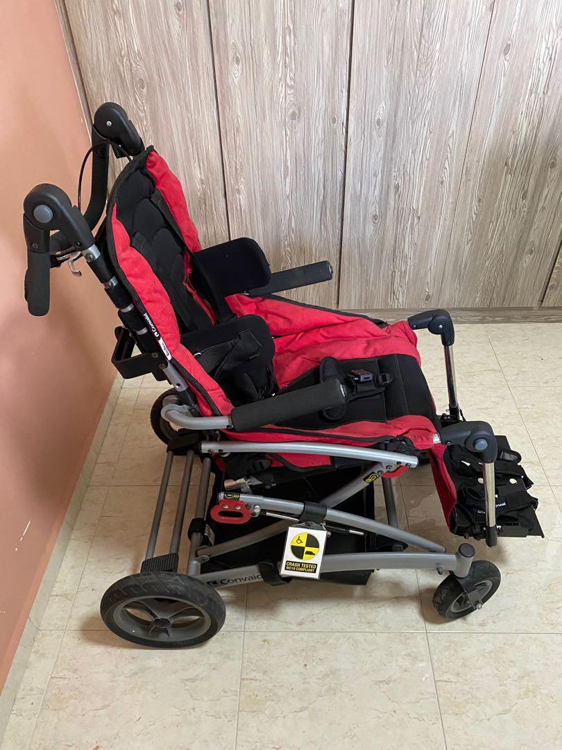 Convaid Rodeo Tilt-In-Space Paediatric Wheelchair, Health & Nutrition ...