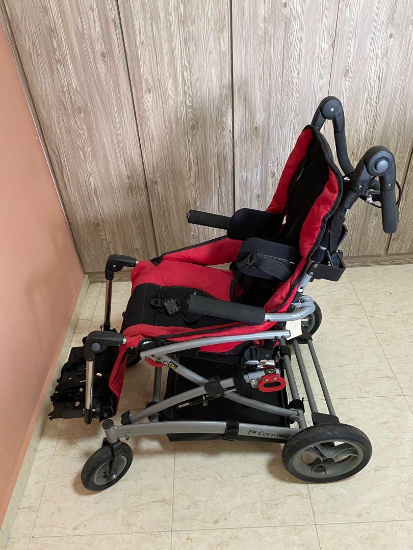 Convaid Rodeo Tilt-In-Space Paediatric Wheelchair, Health & Nutrition ...