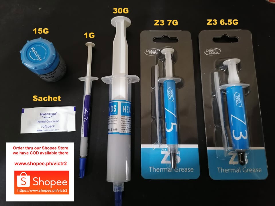 Different Sizes of Thermal Paste available for CPU and GPU, Computers ...