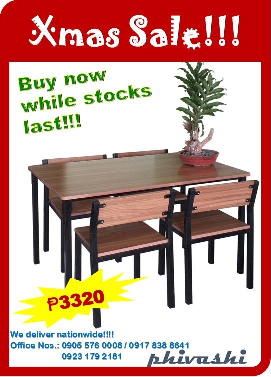 resto table and chair, restaurant or bar table, Furniture & Home Living ...