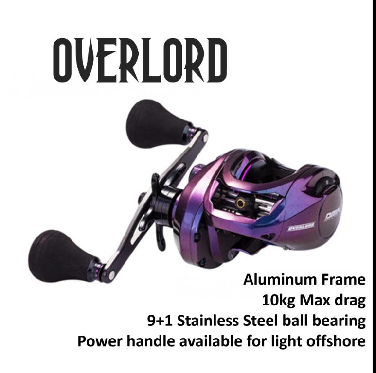 DMK overlord baitcast reel, Sports Equipment, Fishing on Carousell
